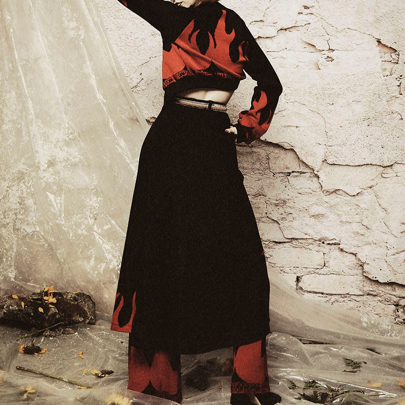 Fire Flame Skirt | Tara Babylon